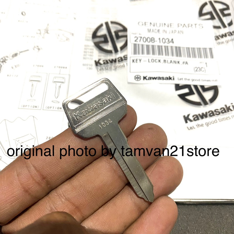 Kawasaki KEY KEY LOCK BLANK NINJA RR R KLX AR 125 KAZE LAJUR RIGHT ...