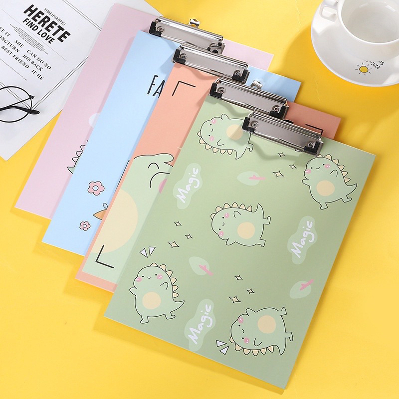 A4 clipboard Road Exam Board Cute Cartoon Paper clipboard / Student ...