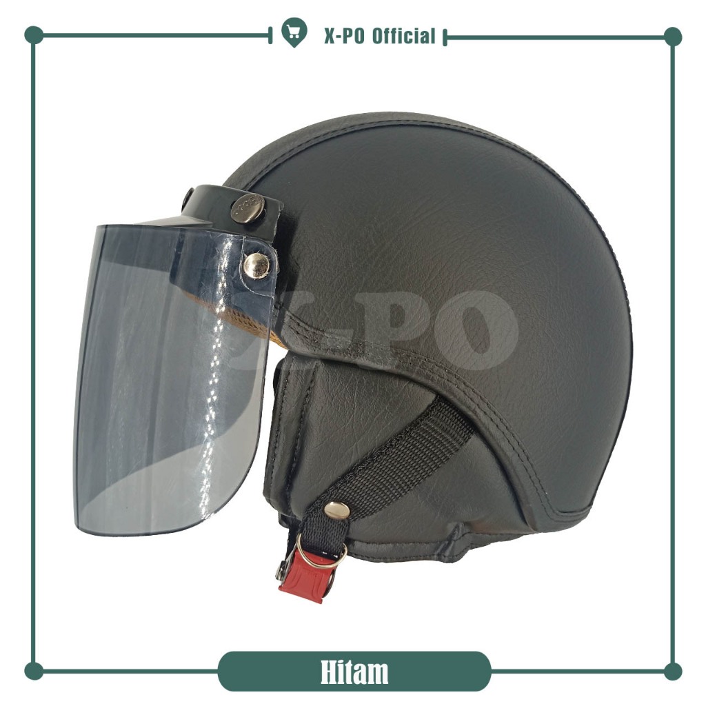 Mo1 Mosar Retro Mosar Helmet, Adult Classic Wrap with Flat Glass, free ...