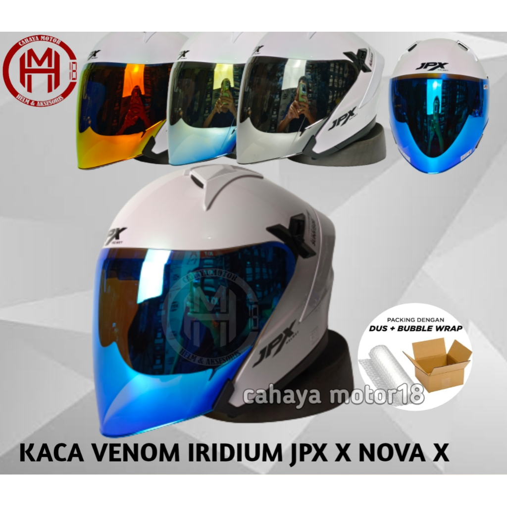 Jpx NOVA X VISOR IRIDIUM nfj ALV ultron Helmet Glass | Shopee Malaysia