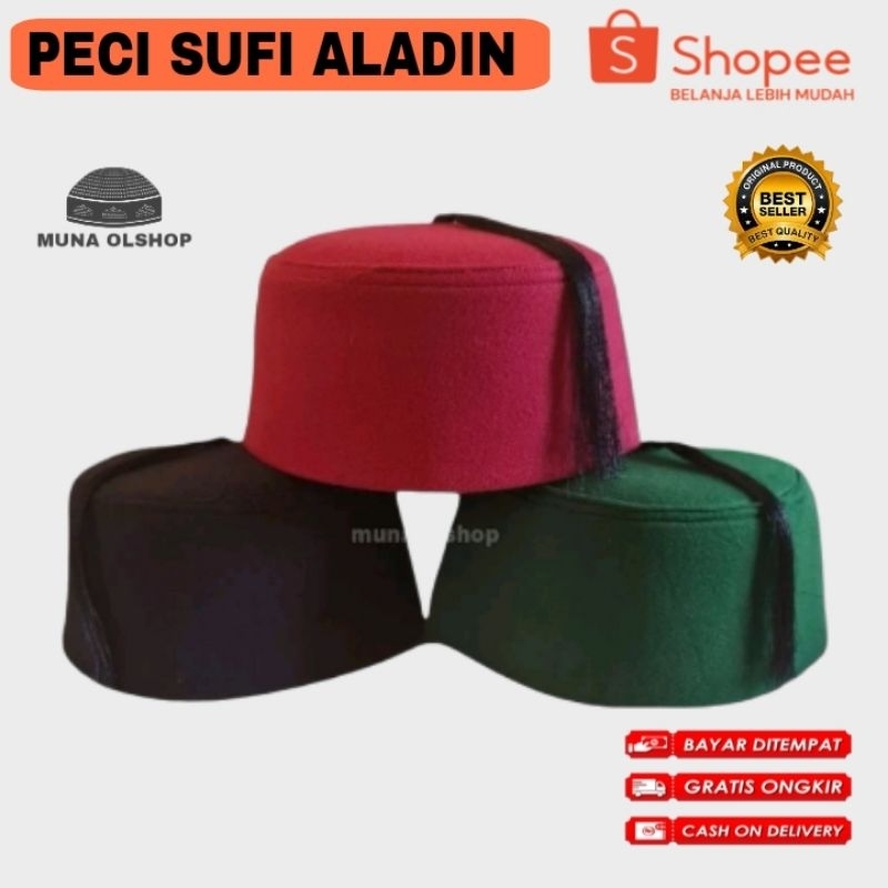 Aladdin's SONGKOK Cap/SUFI Cap | Shopee Malaysia