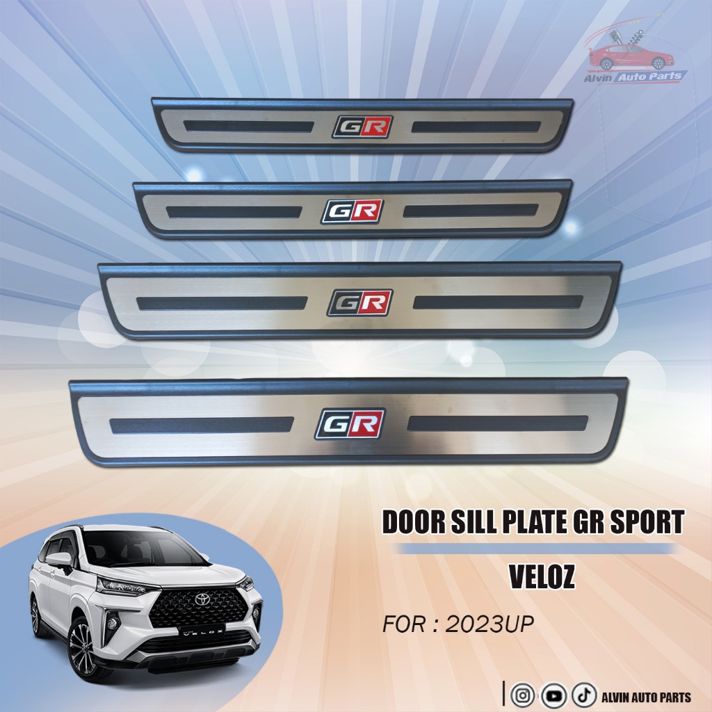 Door SILL PLATE VELOZ 2022 2023 GR SPORT/SILL PLATE Side ALL NEW VELOZ ...
