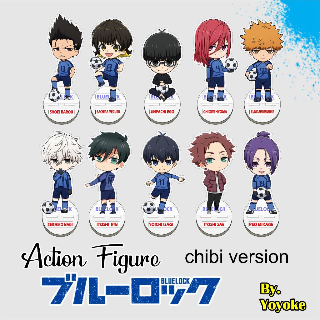 Chibi Blue Lock Acrylic Standee | Shopee Malaysia