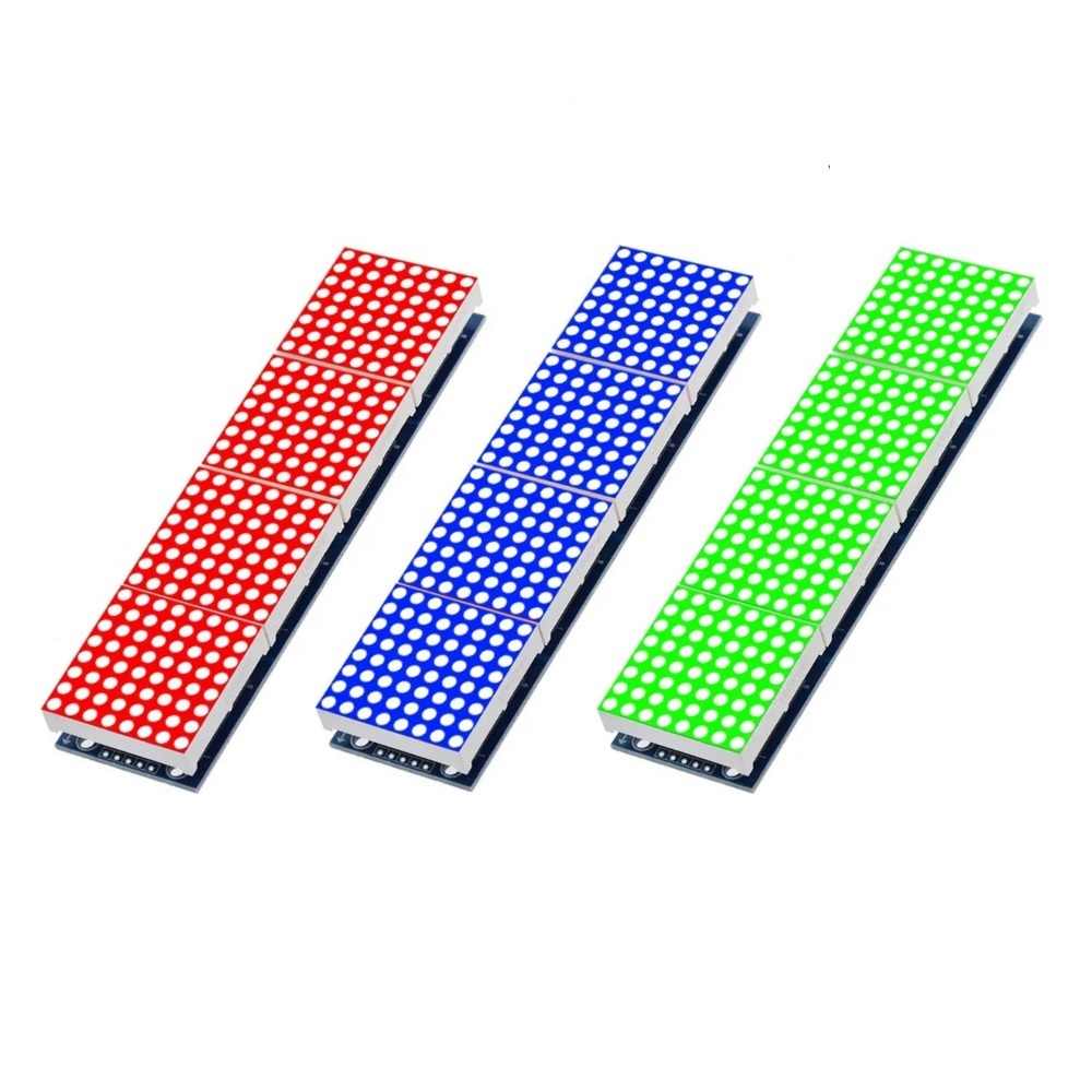 MAX7219 Led Dot Matrix 32x8 Display Module for Arduino - AIFRobotic ...