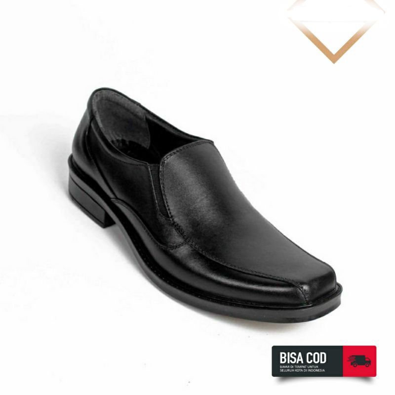 BLACK MEN'S PANTOFEL SHOES FORMAl WORK PANTOFEL SHOES MEN'S SHOES ...