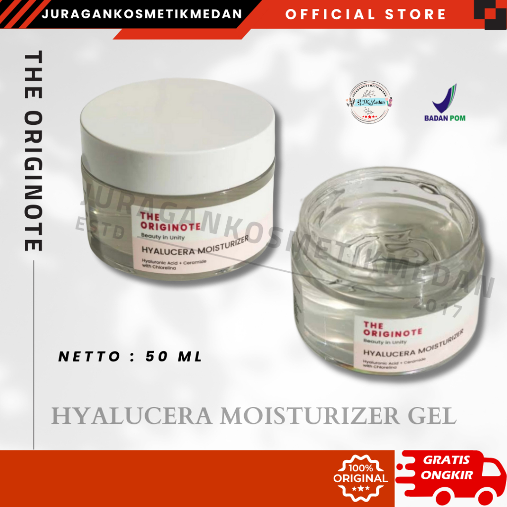 The ORIGINOTE HYALUCERA MOISTURIZER GEL FACIAL MOISTURIZER REPAIRS SKIN ...