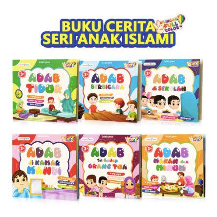 Islamic Picture Children's Story Book With 3-year-old Adab Series ...