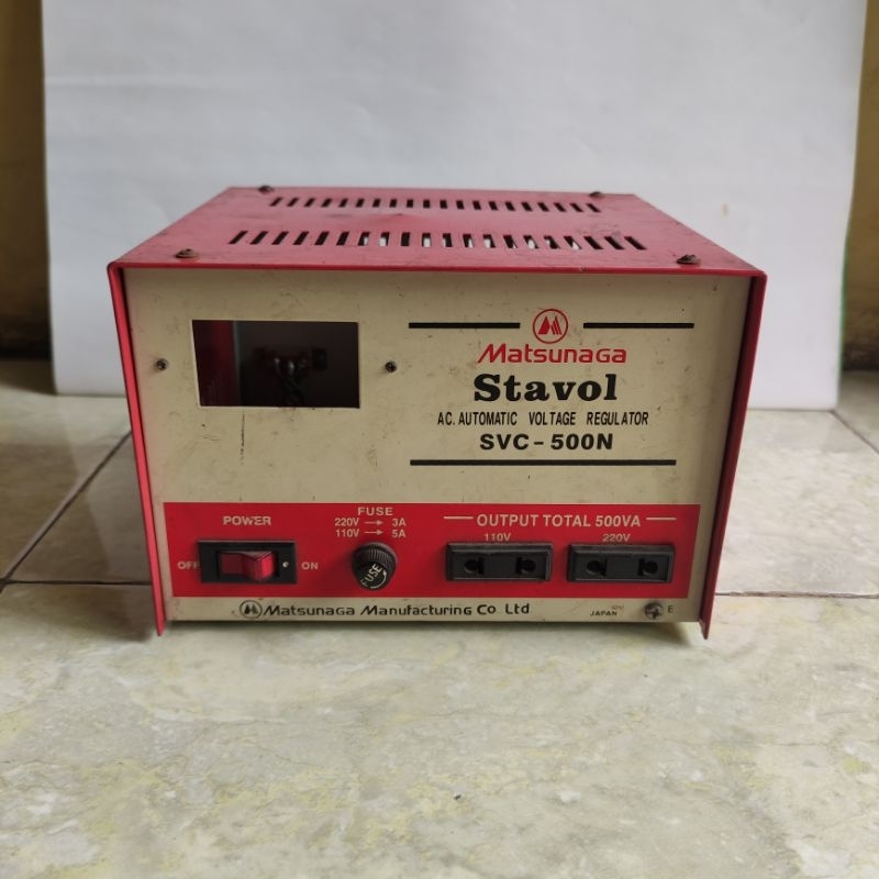 MESIN Box Casing Engine STAVOL 500VA MATSUNAGA STAVOL BK5G | Shopee ...