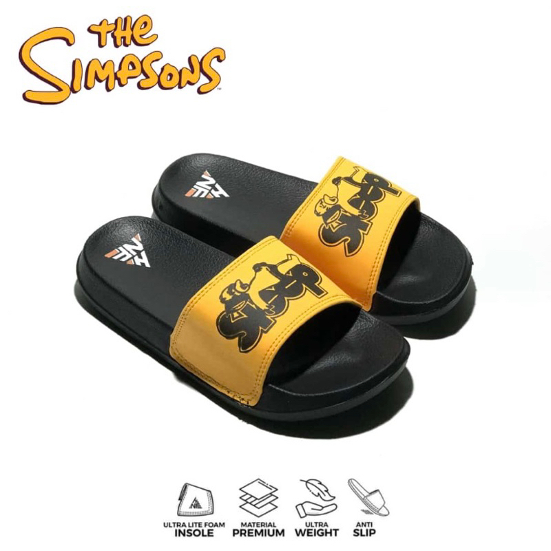 The Simpsons Lightweight Boys' Sandals | Shopee Malaysia