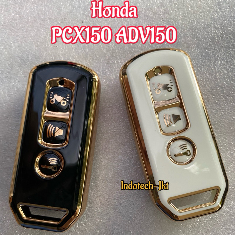 Honda Adv Pcx 150 Motorcycle Smartkey Remote Key Cover Case List Gold ...