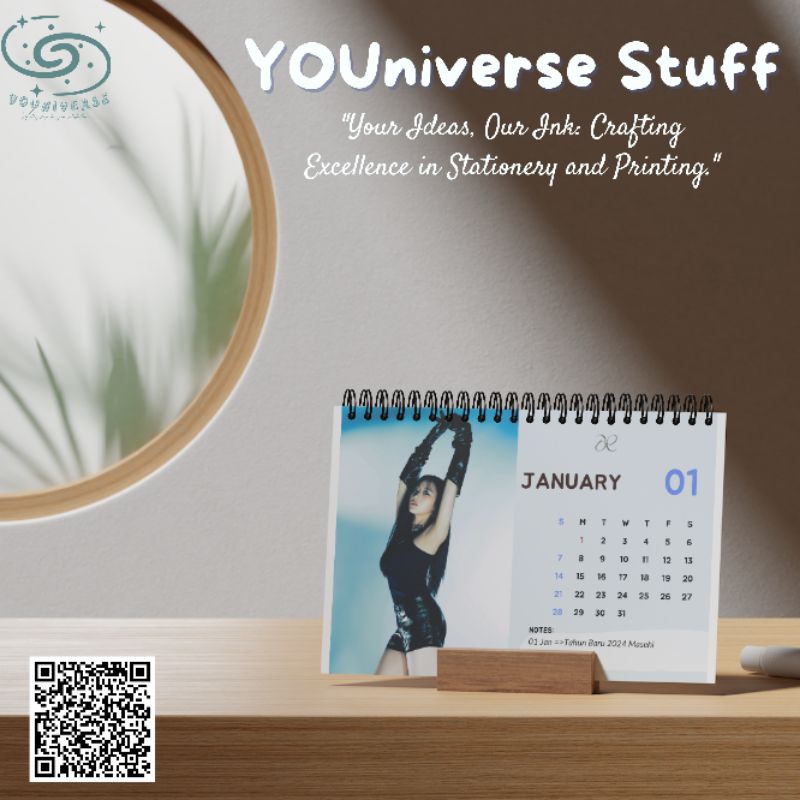 Aespa ARMAGEDDON 2025 Desk Calendar / Desk Calendar 2025 K-POP version ...