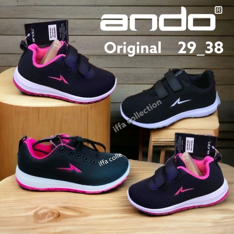 Original ANDO full Redy school shoes at the iffa shop | Shopee Malaysia