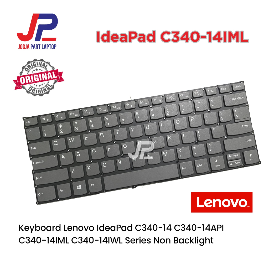 Laptop Keyboard Lenovo IdeaPad C340-14 C340-14API C340-14IML C340-14IWL ...