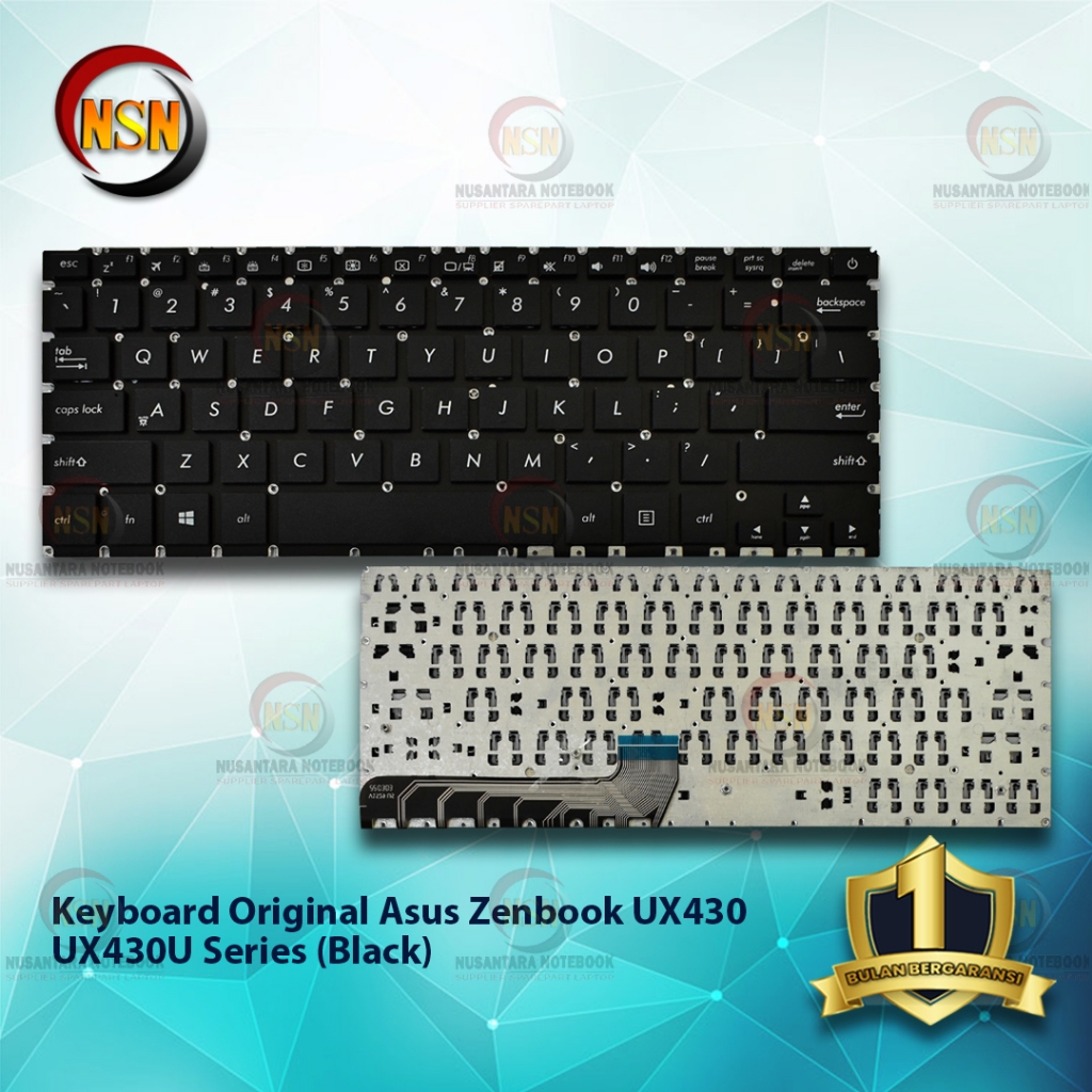 Original Asus Zenbook UX430 UX430U Series Laptop Keyboard (Black ...