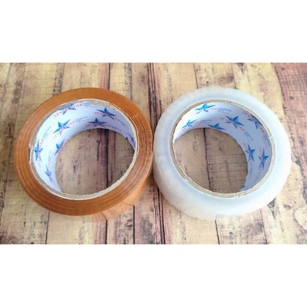OPP Seven Star Tape Clear and Brown 2 inch (48mm) first Star Tape ...