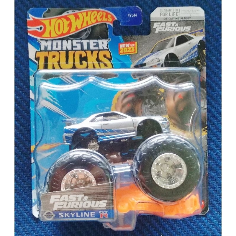 Hot wheels monster trucks fast & furry - nissan skyline gtr | Shopee ...