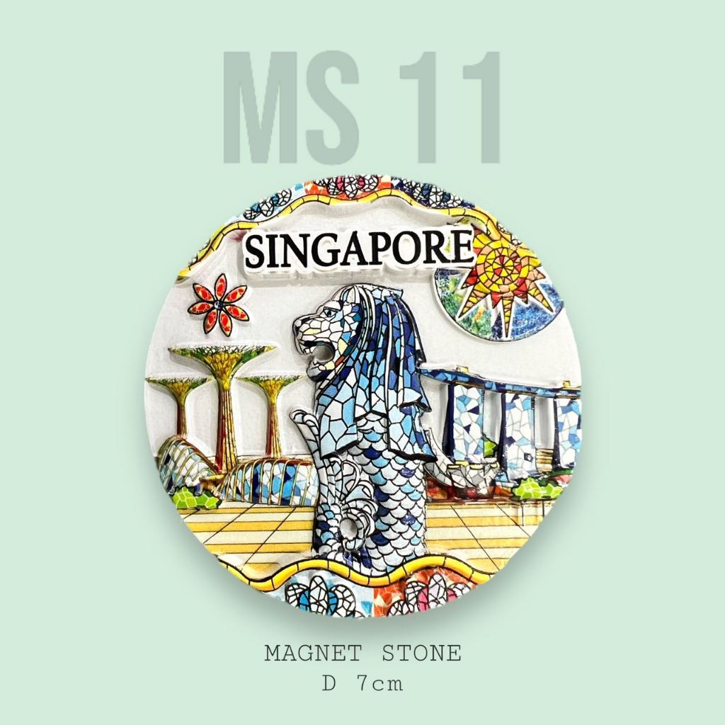 Singapore Merlion Fridge Magnet Souvenir Made of Stone | Shopee Malaysia