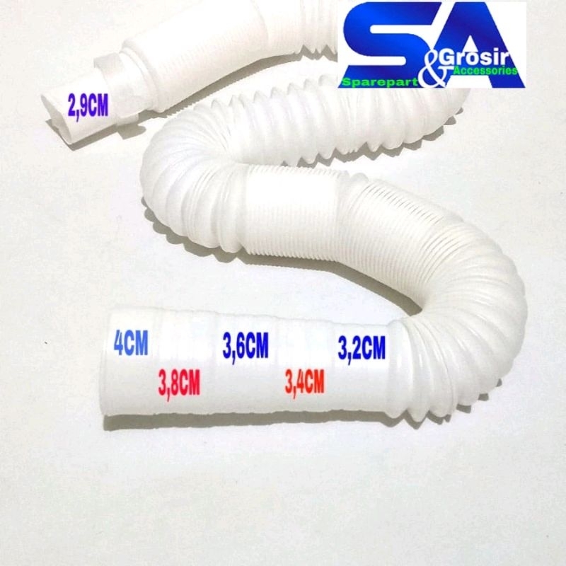 MESIN Multi Flexible Pull Hose/Flexible Washing Machine Drain Hose ...