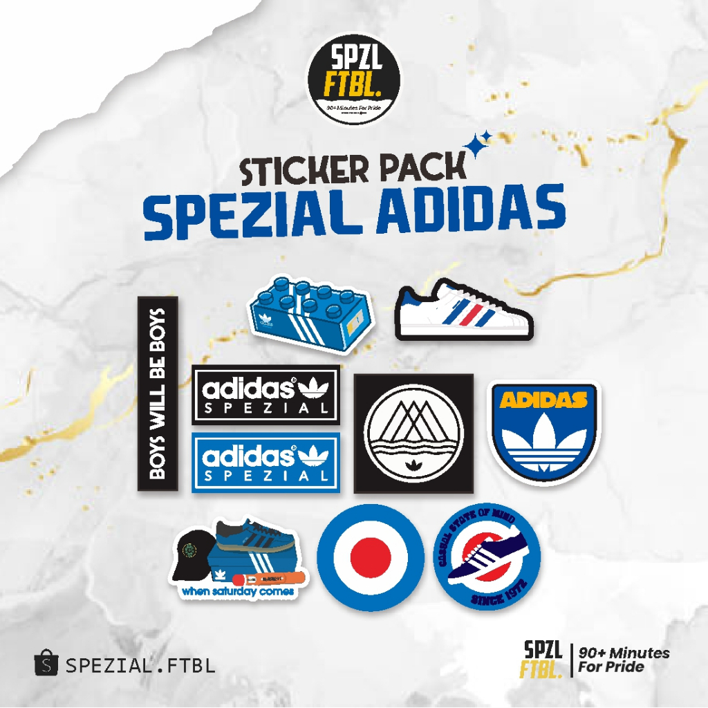 Adidas Special STICKER PACK - CASUAL FOOTBAL Stickers, LAPTOP Stickers ...