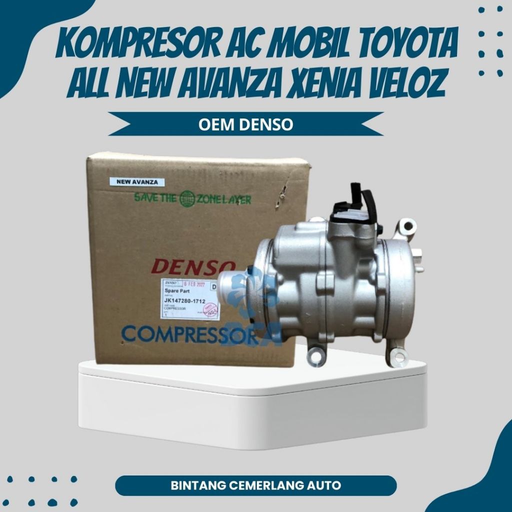 Toyota AGYA 1200cc AYLA Car AC COMPRESSOR All New RUSH All New TERIOS ...