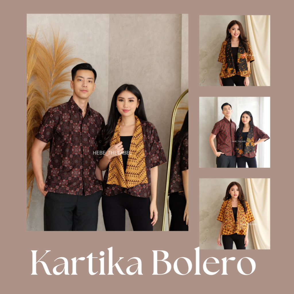 Kartika Bolero Batik Men Short - BI-BJ-BK-BL-BM (Available Couple Men Women) | Shopee Malaysia