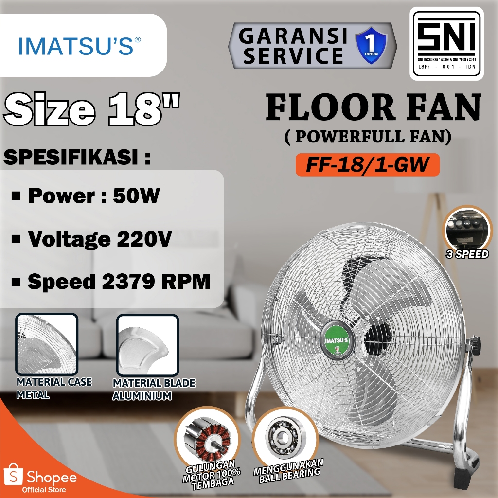Tornado 18 Inch Floor / Table Fan / 18 Inch Desk Fan | Shopee Malaysia