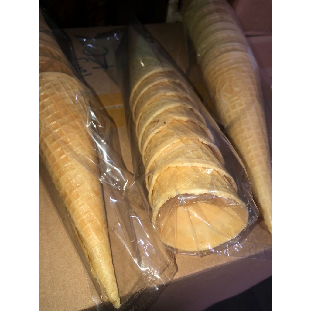 1 Box Contains 200pcs waffle cone ice cream flat top Like WE DRINK ...