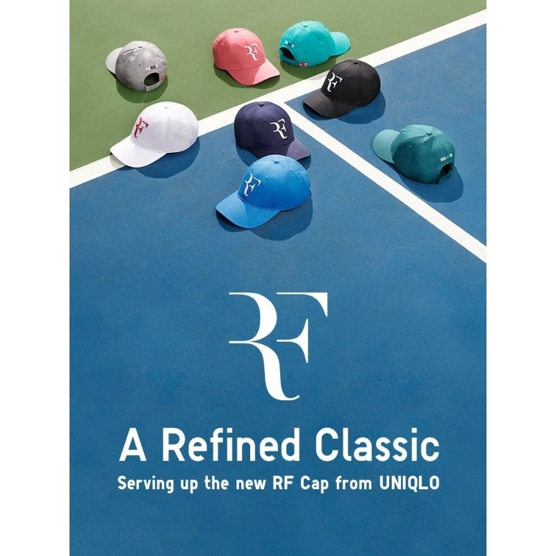 UNIQLO ROGER FEDERER CAP RF ORIGINAL (Tennis hat) | Shopee Malaysia
