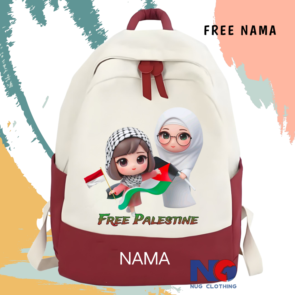 Free Palestine Kindergarten Elementary School Children's Backpack Bag ...