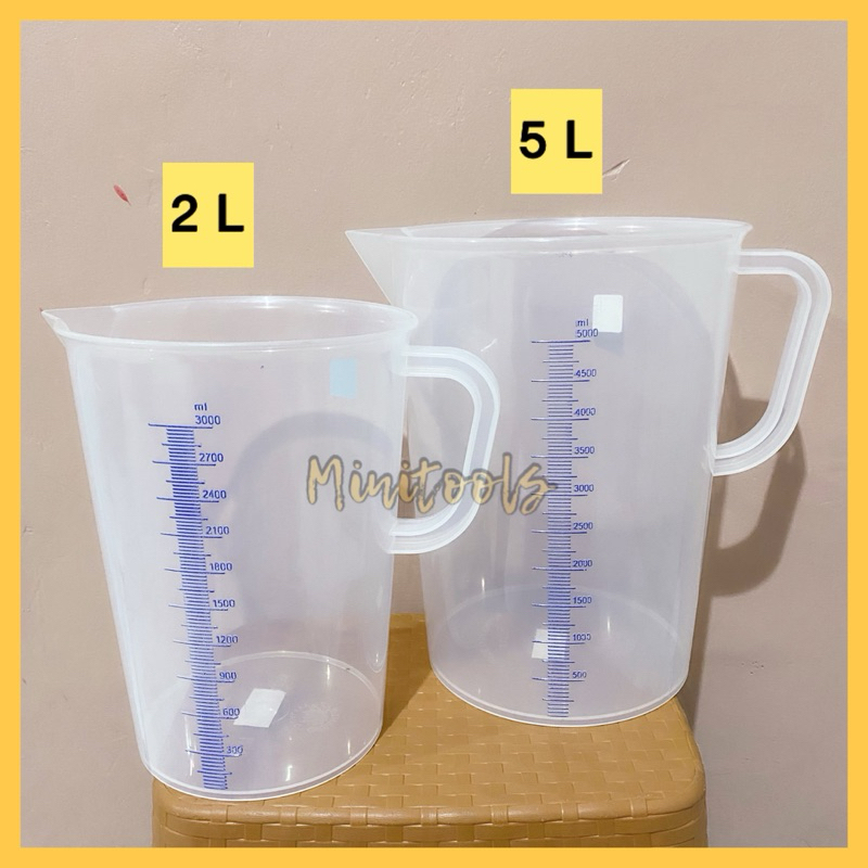 2 L Measuring Cup / 5 L Measuring Cup / 3L Plastic Measuring / 5L ...