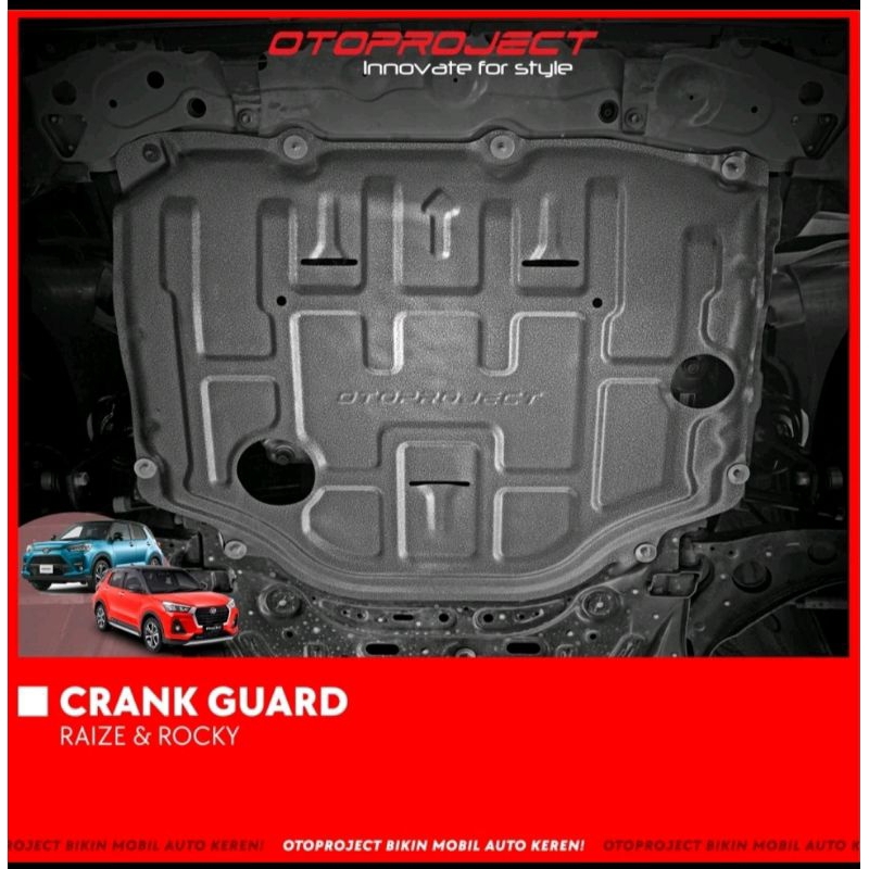 MESIN Crank Guard / Lower Engine Protector Raize Rocky 2021 2023 2024 ...