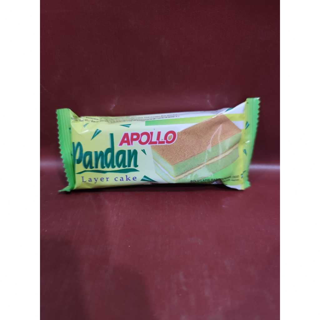 Apollo Pandan Layer Cake 18g - Apollo Pandan Flavored Bolu | Shopee ...