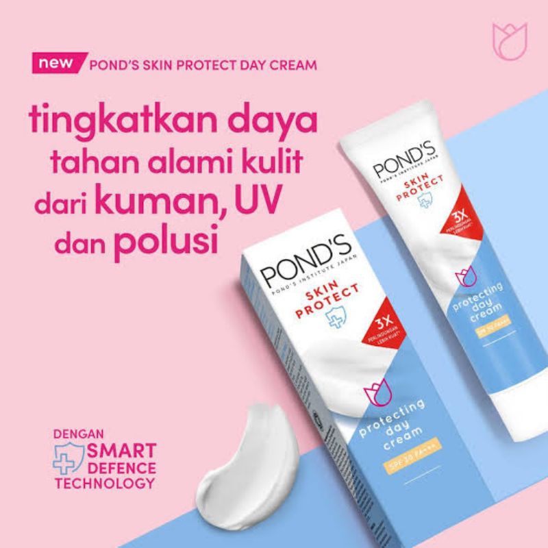 Pond's Skin Protecting Day Cream Extract whitening 20g | Shopee Malaysia