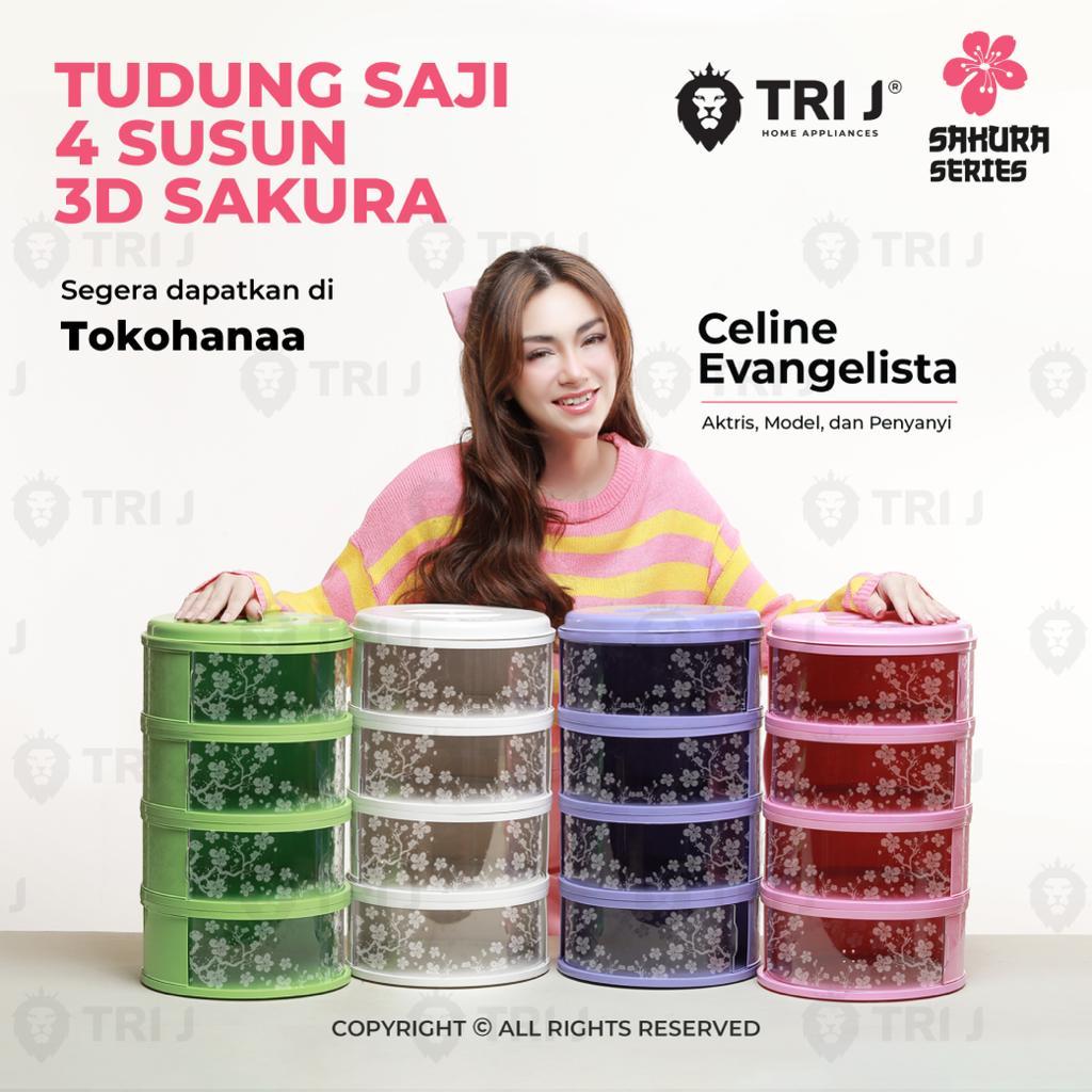 Food Storage Rack 4-tier Serving Hood Lid SAKURA SERIES | Shopee Malaysia