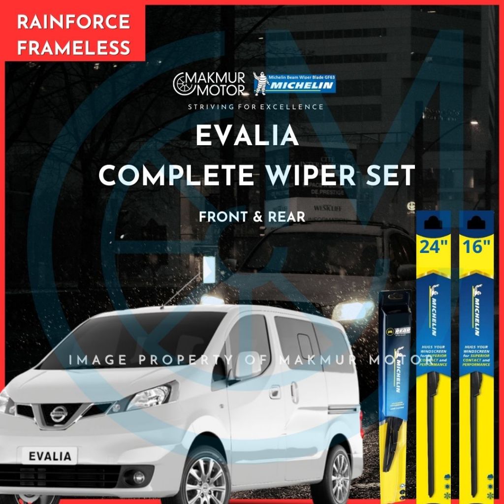 Bundling MICHELIN RAINFORCE FRAMELESS & RAINFORCE REAR - EVALIA ...
