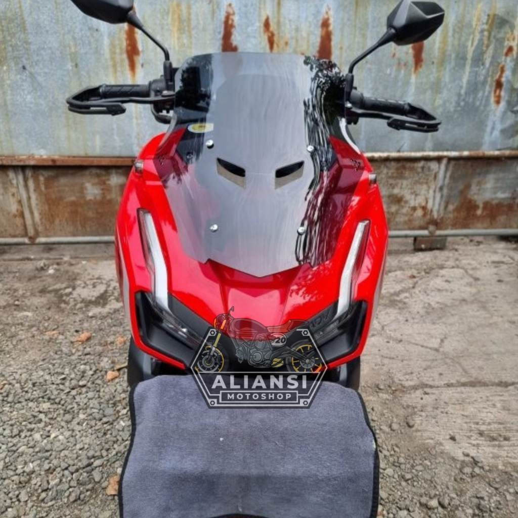 Windshield Visor ADV 160/150cc Signature Geba Winshield ADV 160 150 ...