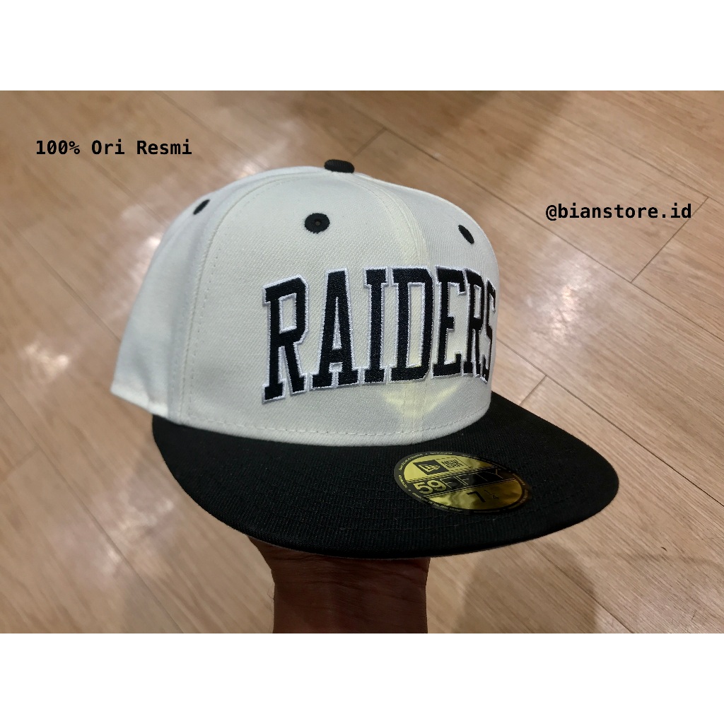 New Era 59Fifty Las Vegas Raiders White Fitted Cap 100% Original ...