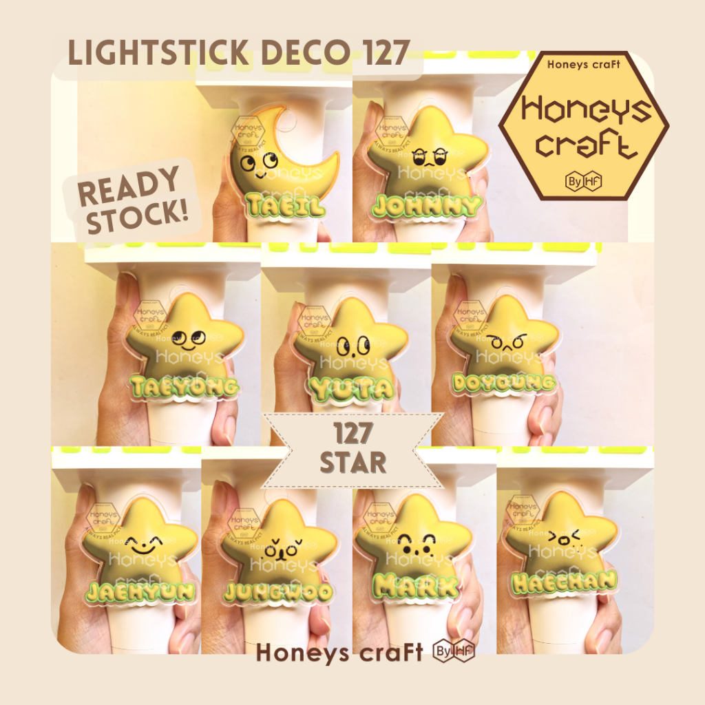 Honeys Craft - NCT 127 Star Lightstick Accessories - Decorative Acrylic ...