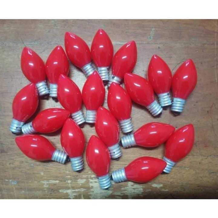 MERAH Red Chili Prayer Light Bulb FITTING E12 Red Chili Bulb | Shopee ...