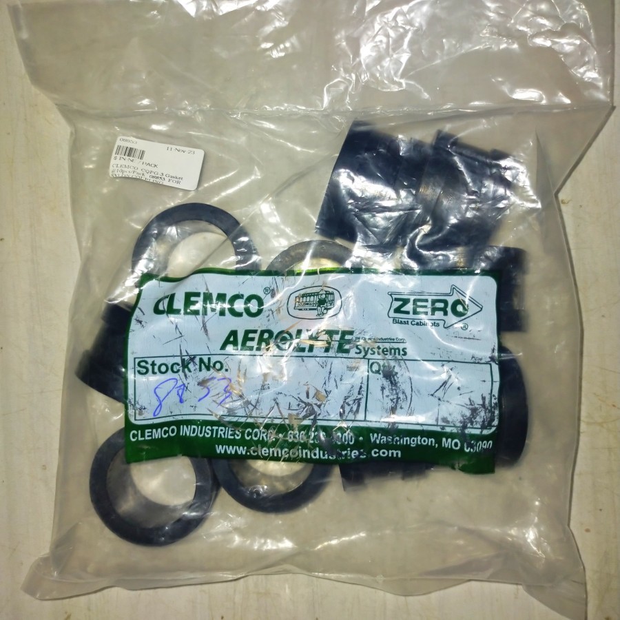 Clemco 08853 CQGP-3 Quick Coupling Gaskets, 10 Gasket Packing | Shopee ...