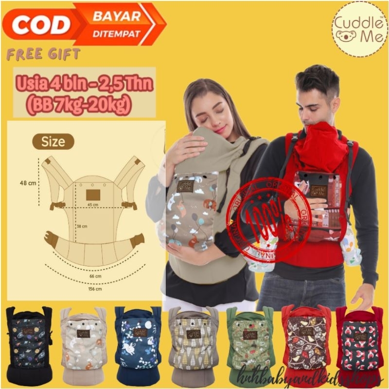 Cuddle Me Lite Carrier Cuddleme Carrier SSC Front Litecarrier | Shopee ...