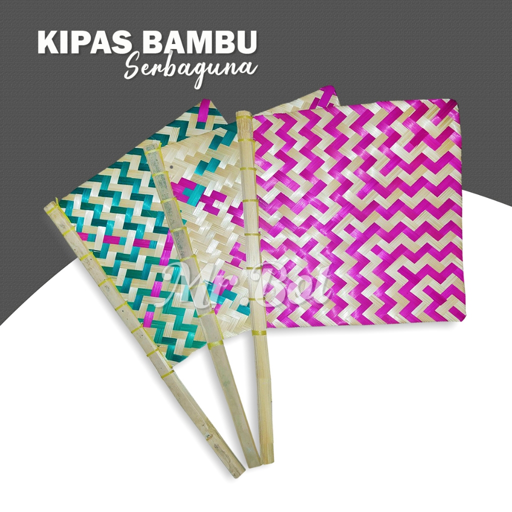 Bamboo Woven Fan Hihid Satay Fan Random Color | Shopee Malaysia