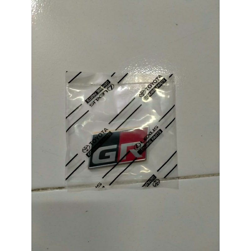 Toyota GR GR sport emblem logo, original metal | Shopee Malaysia