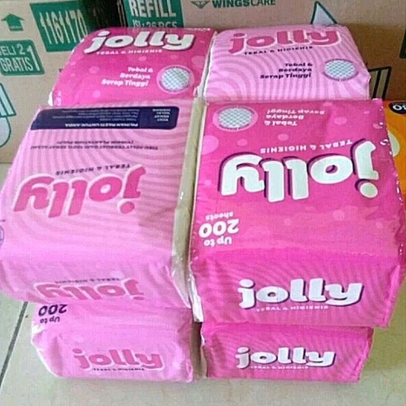 Tissue Jolly Pop Up 200 Sheet | Shopee Malaysia