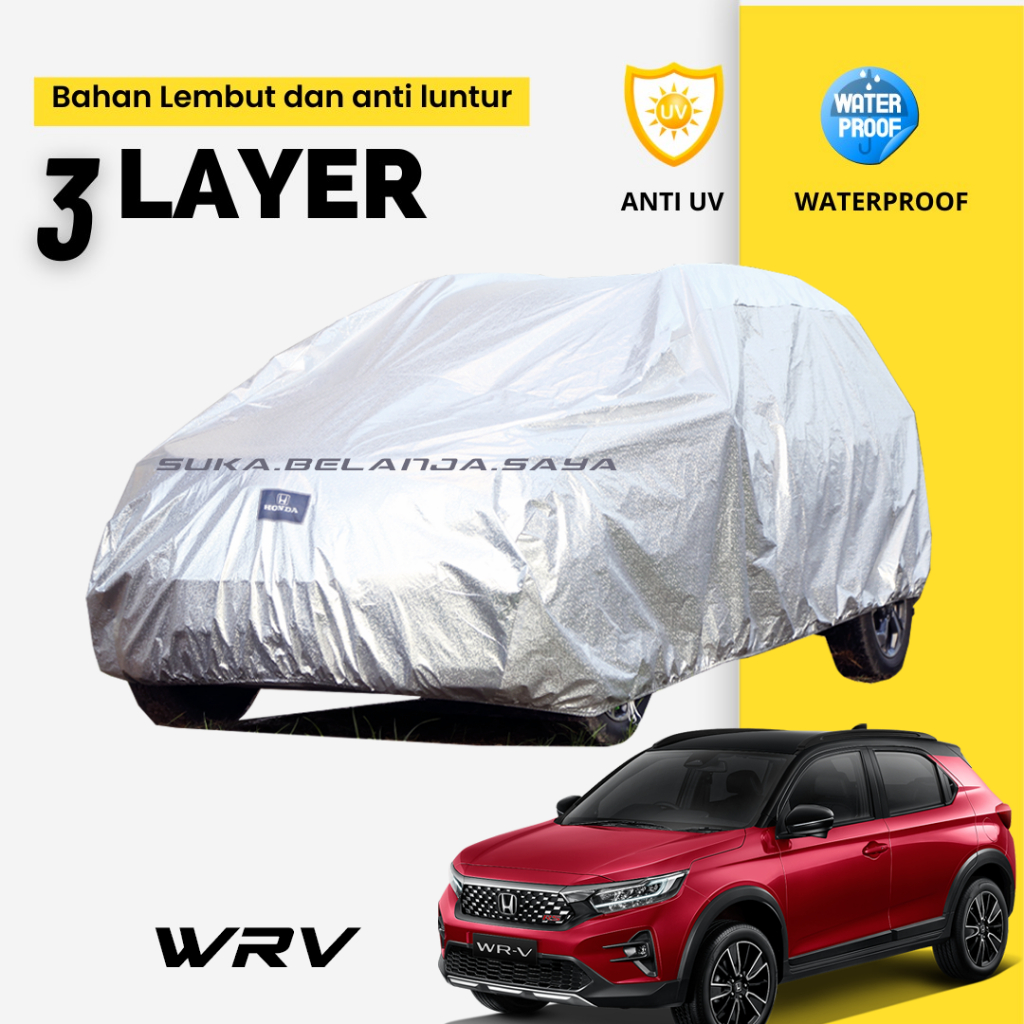 3 LAYER OUTDOOR PREMIUM Body Cover Car wrv Cover Car Honda wrv all new ...