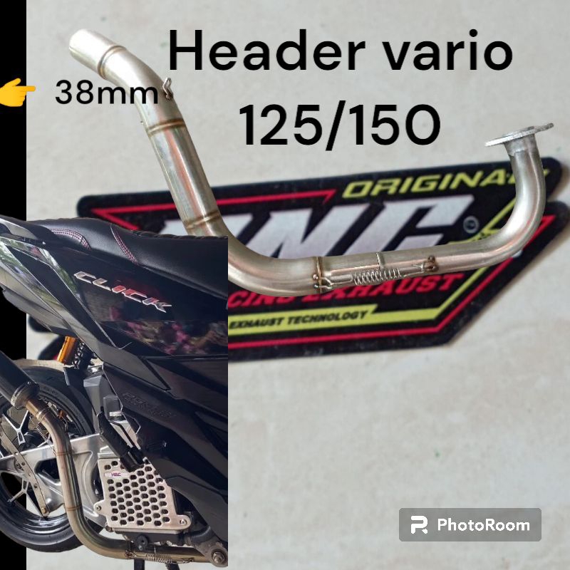 Vario 125/150 D38 SAMLONG EXHAUST PIPE NECK HEDER | Shopee Malaysia