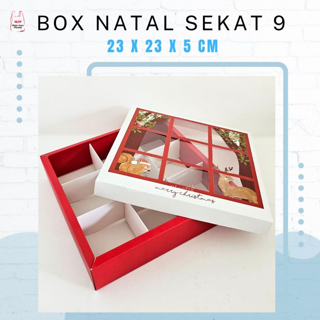 Christmas Gift Box With 9 Partitions christmas hampers Box mini Pudding ...