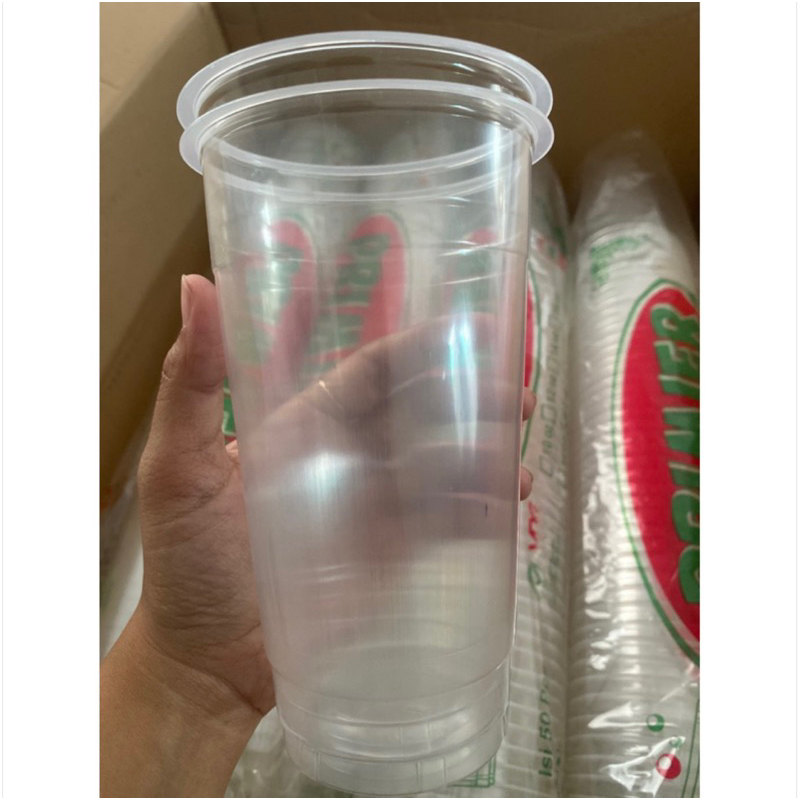22oz Plastic Beverage Box/Glass/22oz Plastic Cup (1Box 1000pcs ...