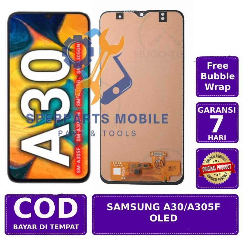 Original Samsung A30 / A305F AMOLED LCD 100% Guarantee Free Box ...