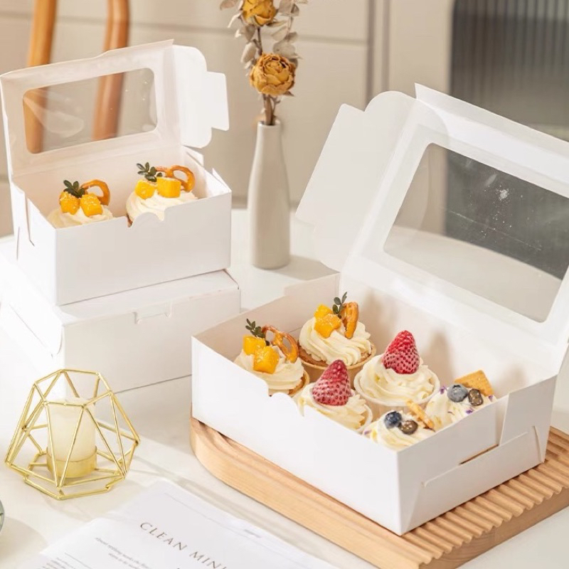 Cupcake Box Combination Of 4 Dividers 6 Dividers | Birthday cake Box ...